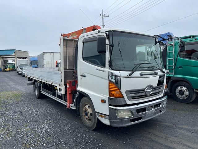 HINO RANGER Flat Deck with 5-step Crane – MiyuLanka Official Website